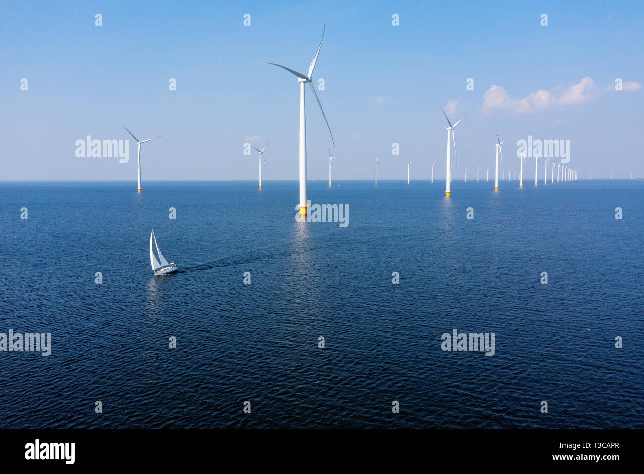 Wind energy turbine sea hi-res stock photography and images - Alamy