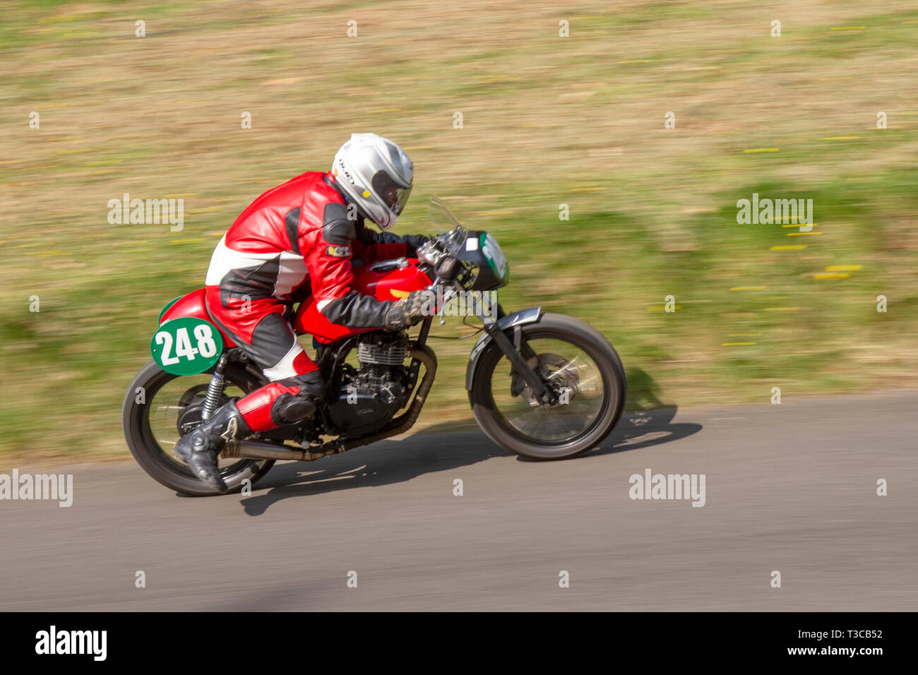 Chorley, Lancashire, UK. April, 2019. Hoghton Tower 43rd Motorcycle ...