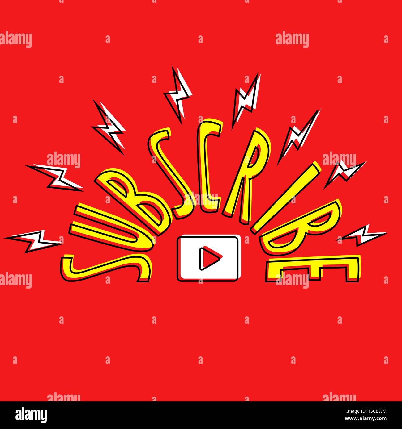 Subscribe now cartoon hi-res stock photography and images - Alamy