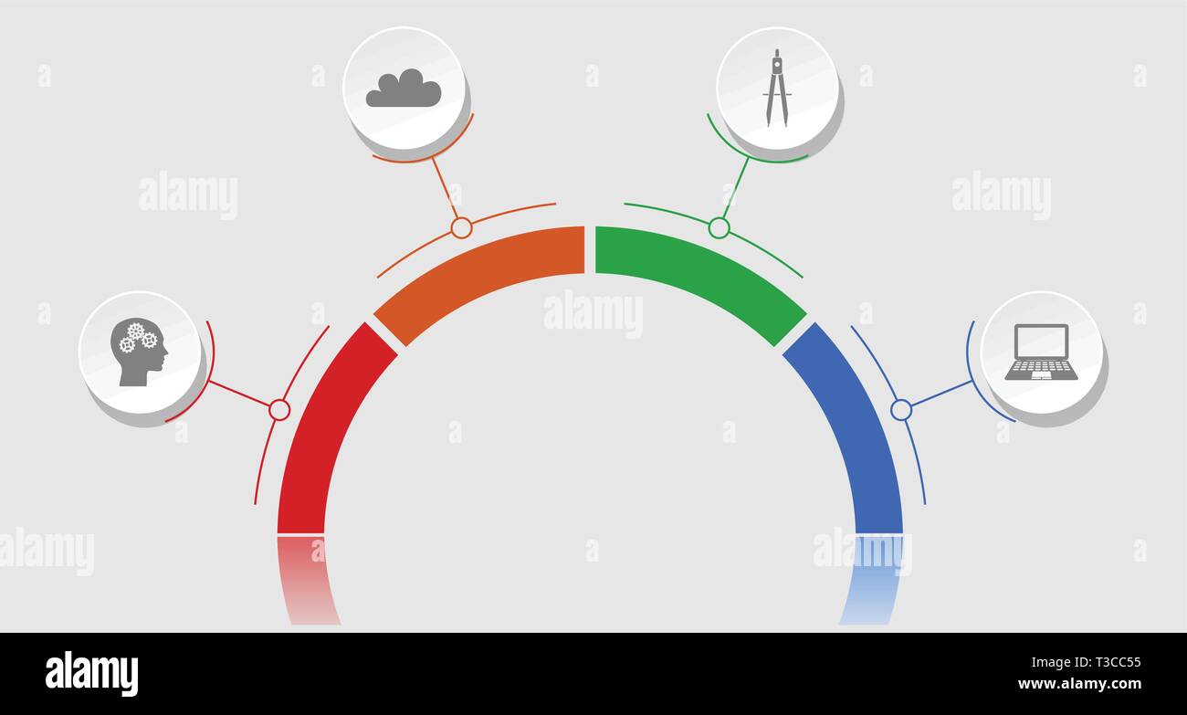 Infographic vector template for presentation, chart, diagram, graph ...