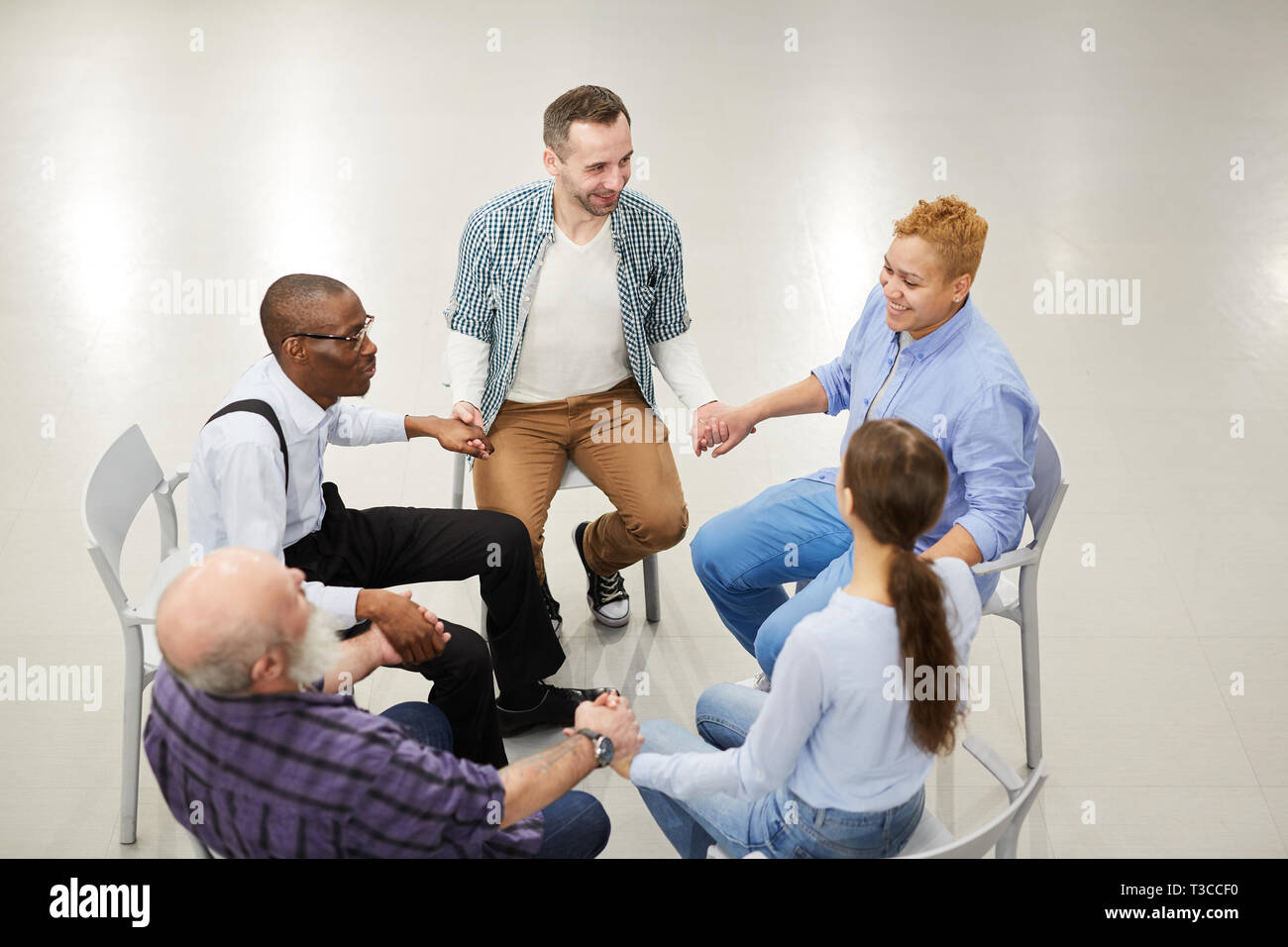 Prayer circle hi-res stock photography and images - Alamy