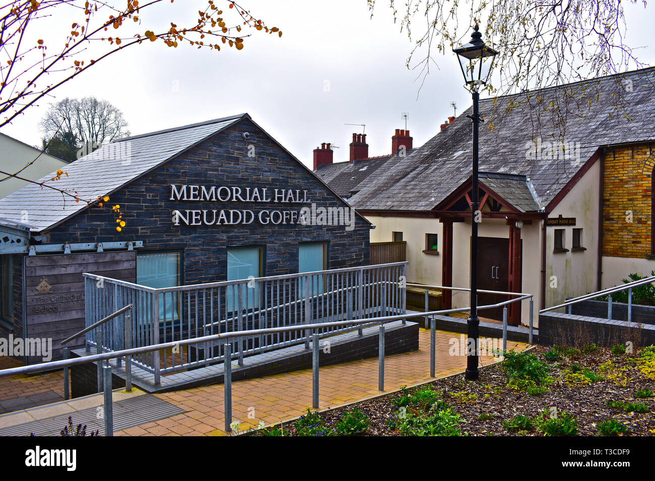 The Memorial Hall is located in the centre of the Village of Llandaff ...