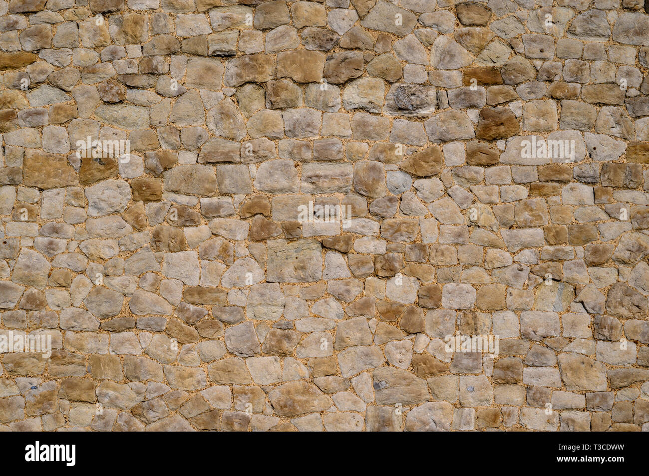 The Tower of London stone wall in the sun Stock Photo - Alamy