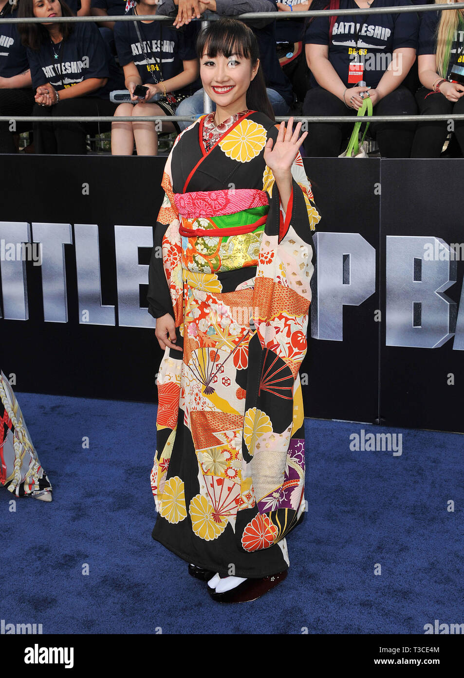 Leni Ito at the Battleship Premiere at the Nokia Theatre in Los Angeles ...