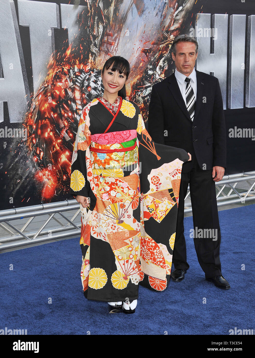 Leni Ito at the Battleship Premiere at the Nokia Theatre in Los Angeles ...