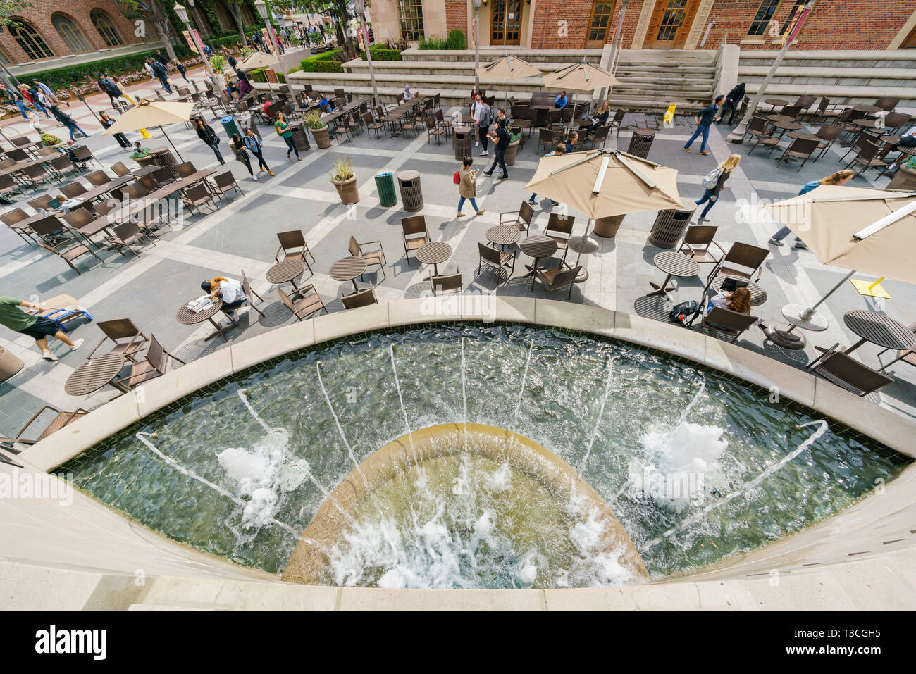 Los Angeles, APR 4: Exterior view of Ronald Tutor Campus Center of USC ...