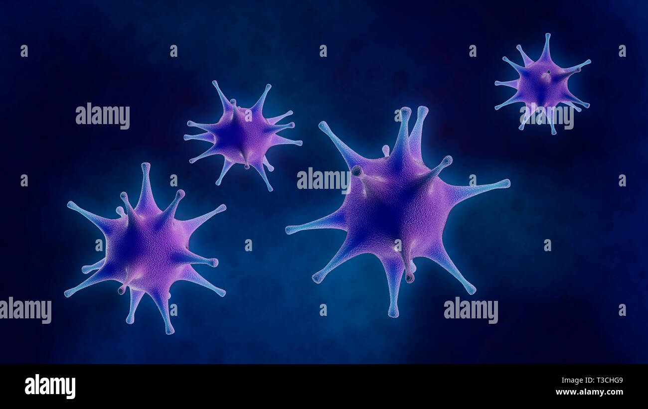 Black Plague Virus Cells