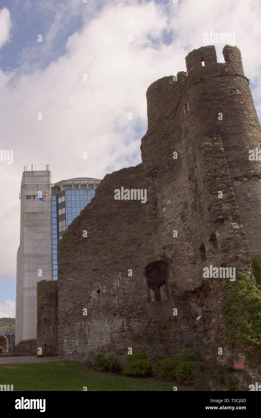 Modern versus Ancient Stock Photo - Alamy