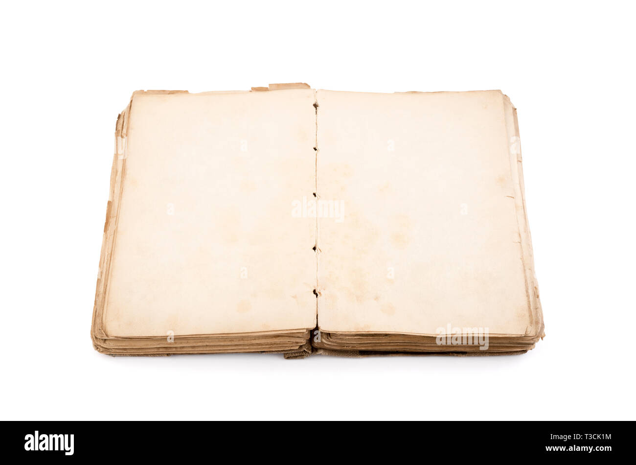 Old blank book page hi-res stock photography and images - Alamy
