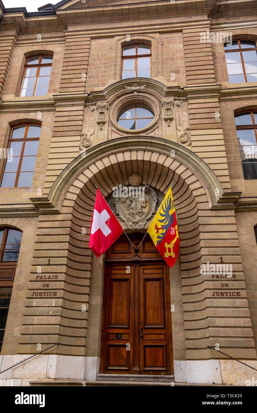 Courthouse in Geneva, Switzerland Stock Photo - Alamy
