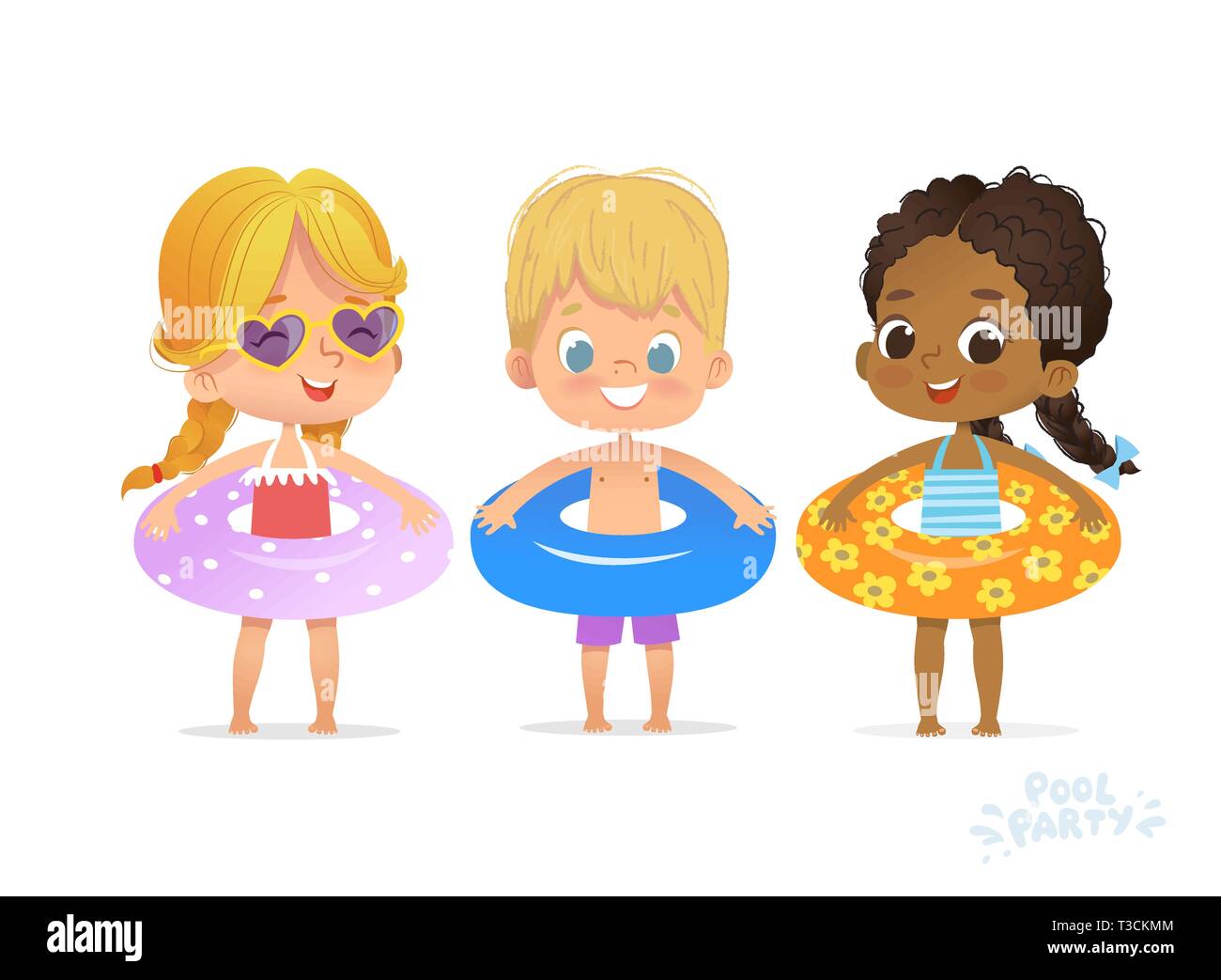 Swimming Pool Party Clip Art