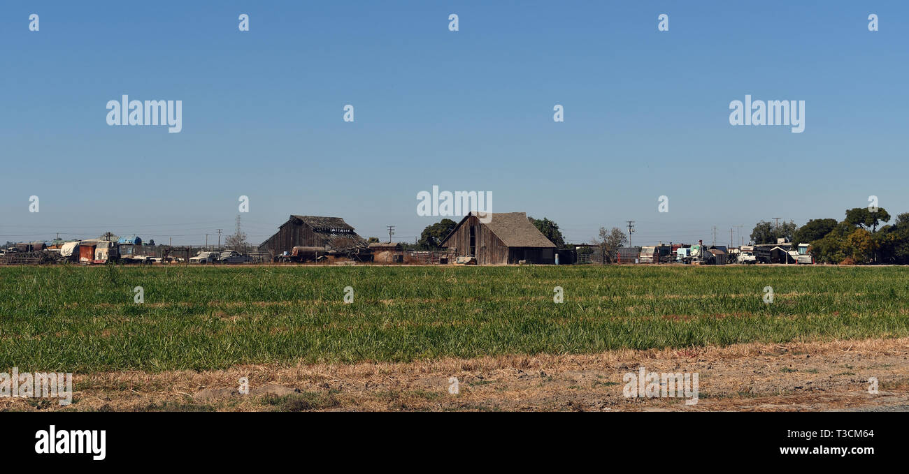 Old world Farms side Stock Photo - Alamy