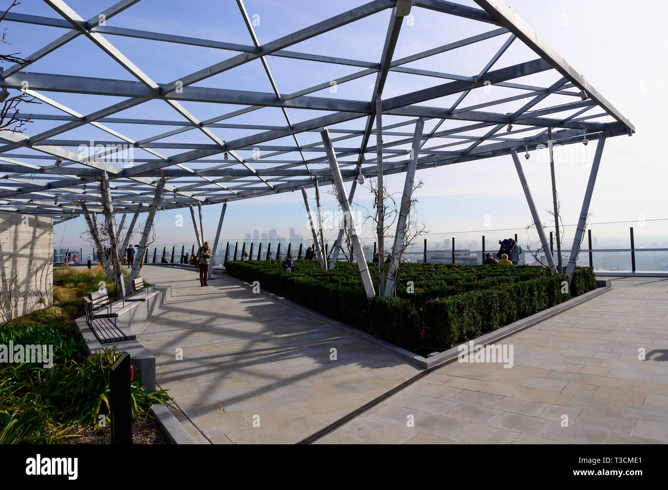 The Garden at 120 rooftop public garden at 120 Fenchurch Street in ...