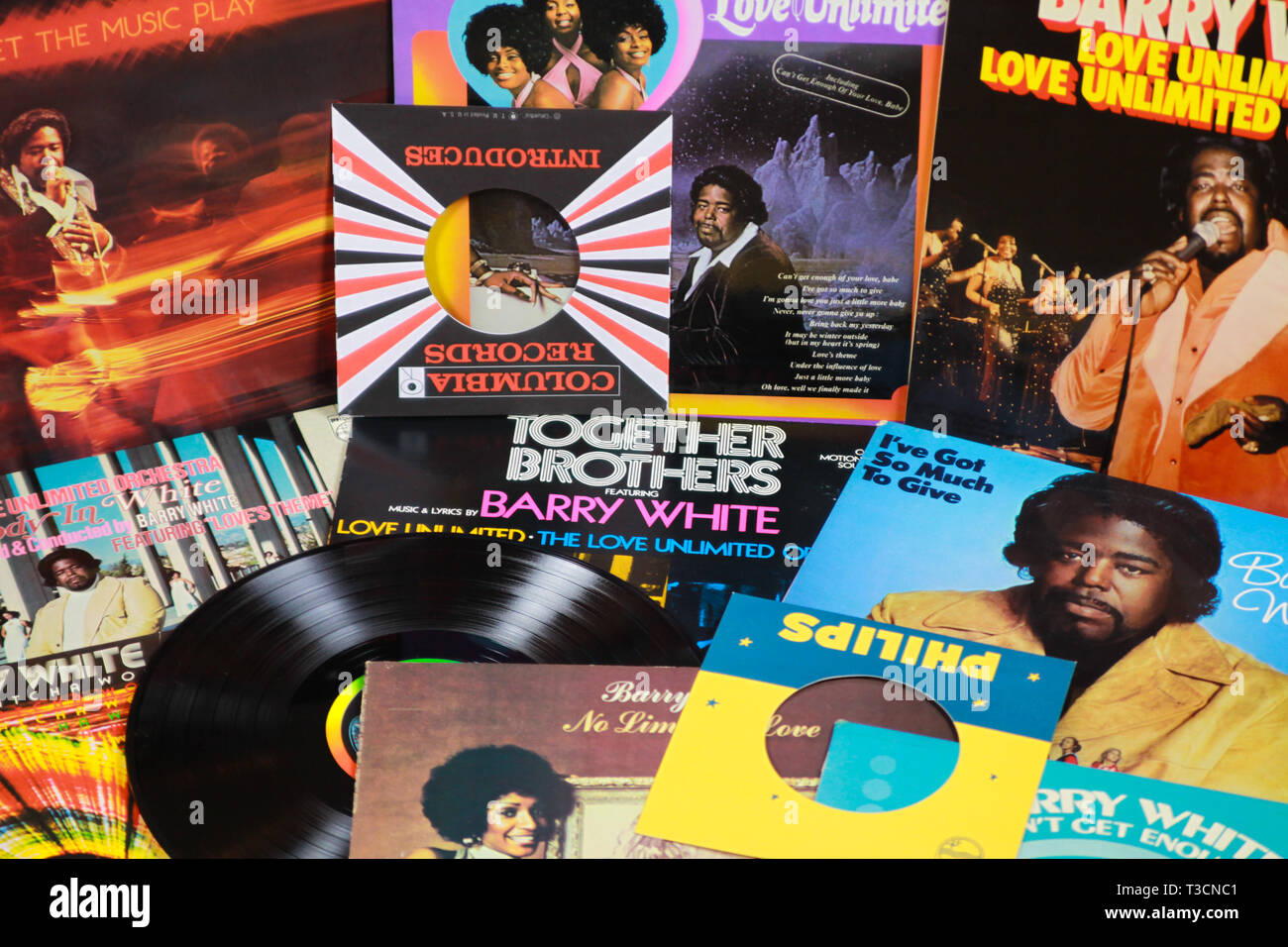 Barry white album hi-res stock photography and images - Alamy