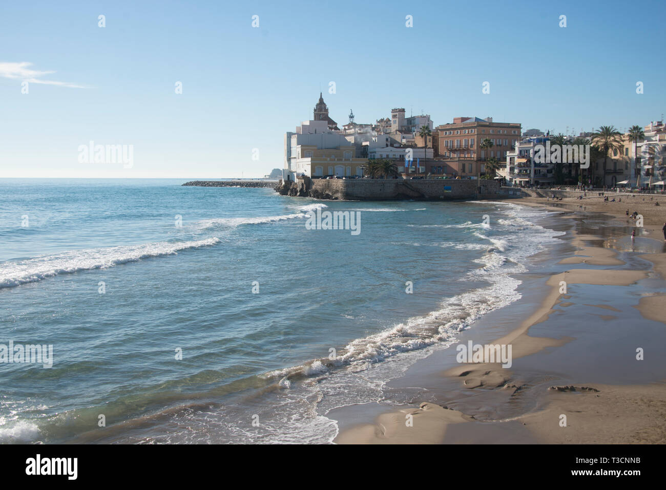 Sitges in Spain Stock Photo - Alamy