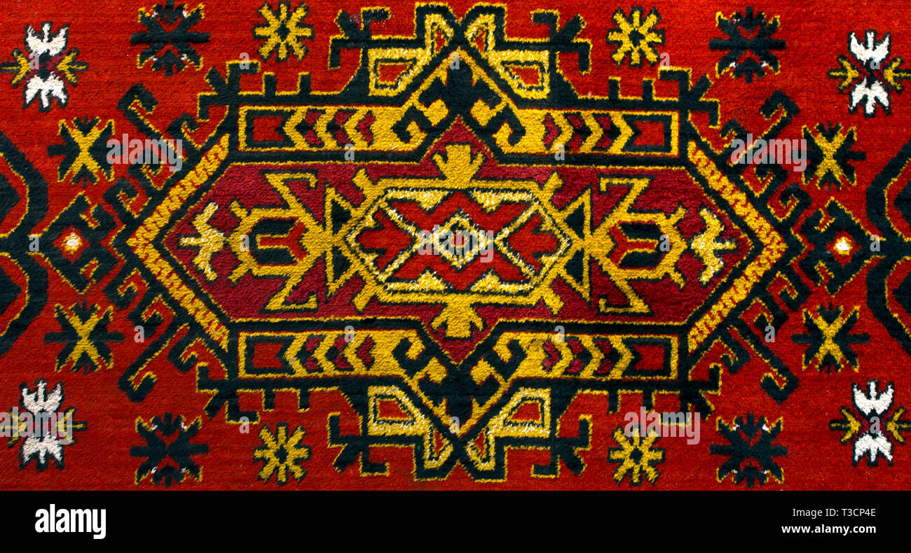 Ancient Armenian carpet pattern Stock Photo - Alamy