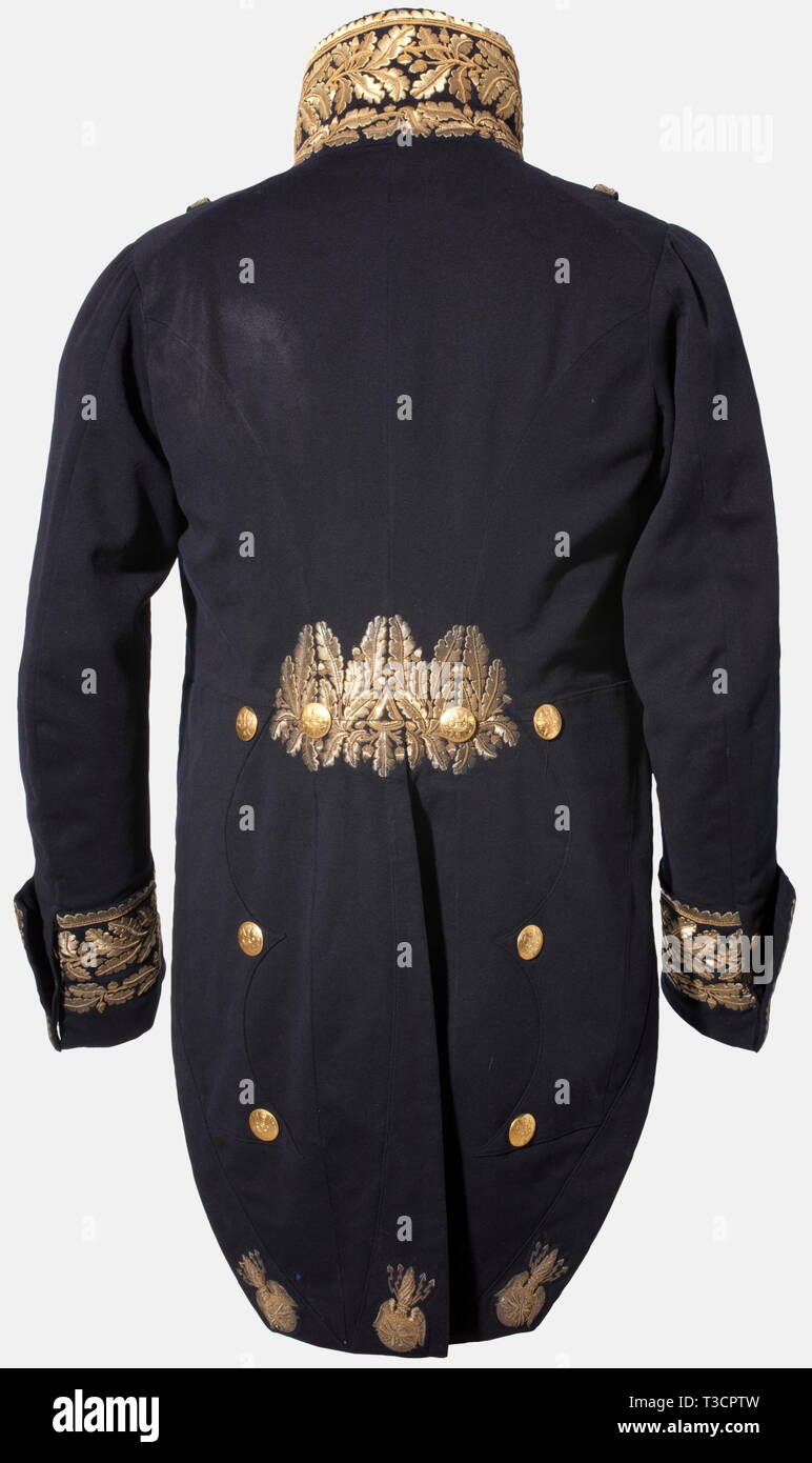 A coat for a brigadier general (1814), period of the First Restoration ...