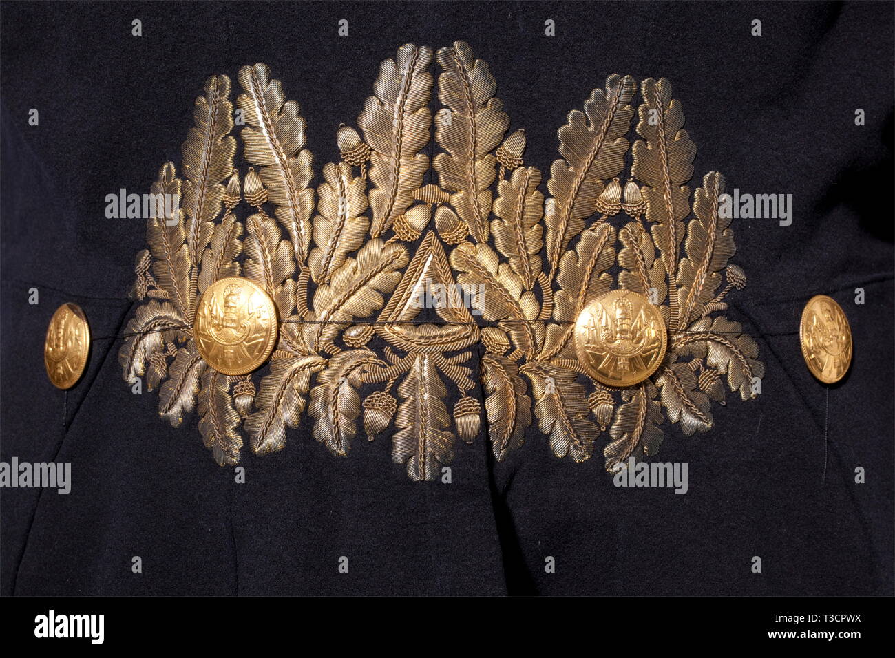Gold braided uniform hi-res stock photography and images - Alamy