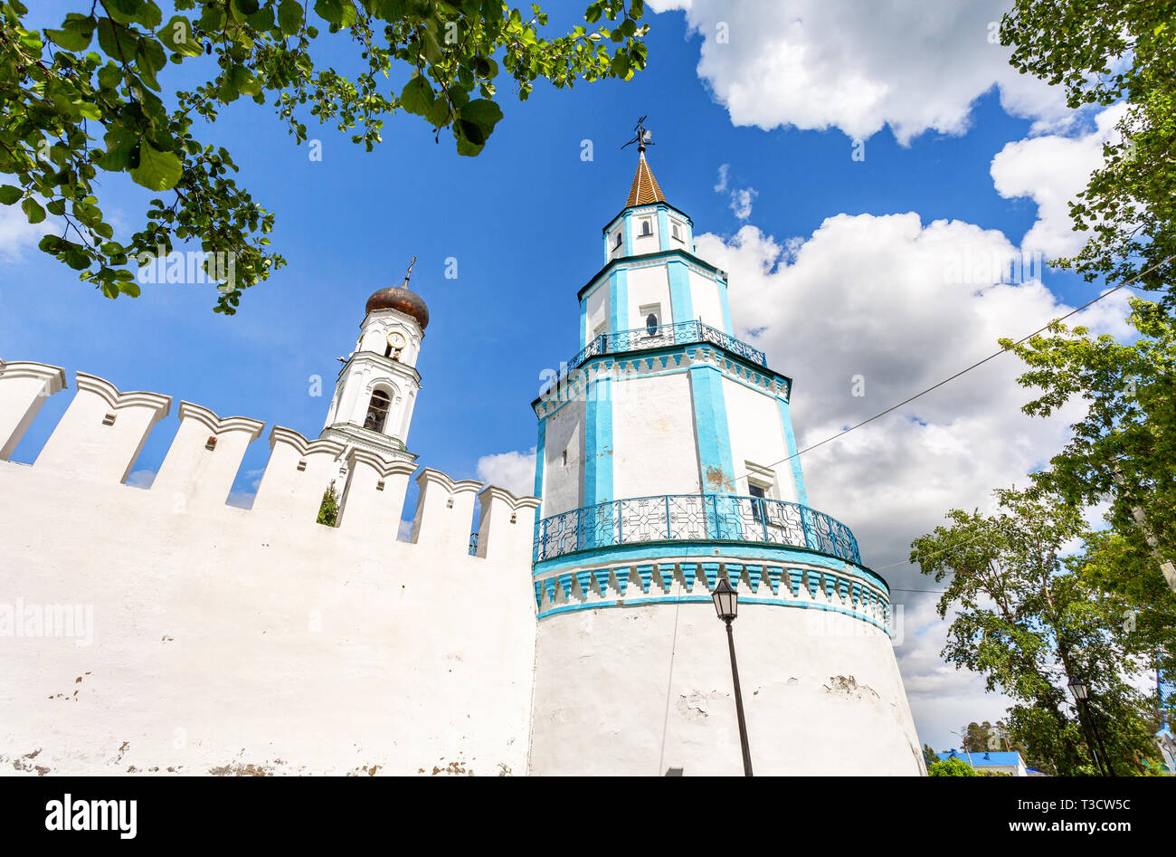 Towers of Raifa Bogoroditsky monastery near the Kazan, Russia Stock ...