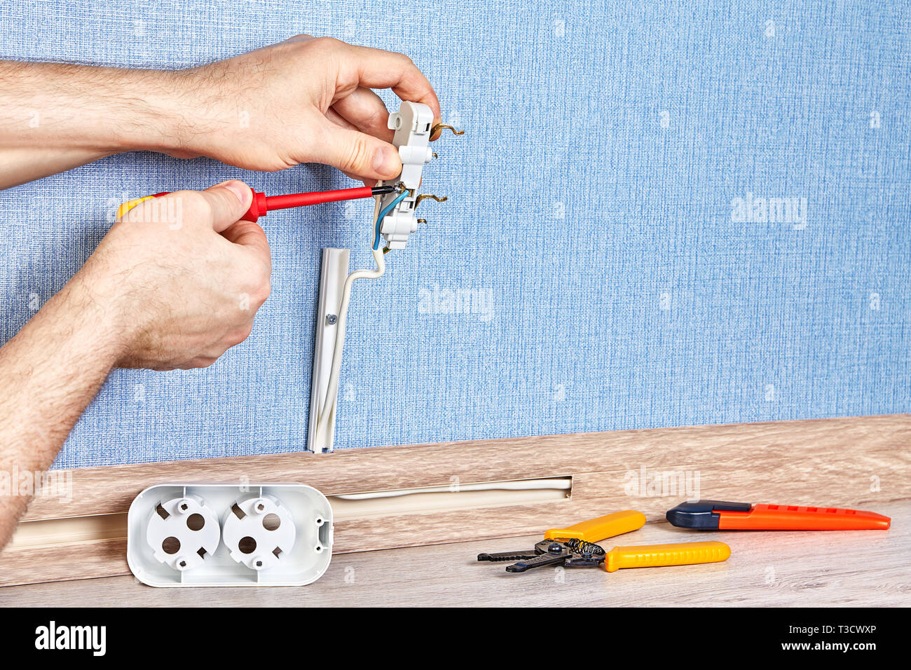 New electricity connections hi-res stock photography and images - Alamy