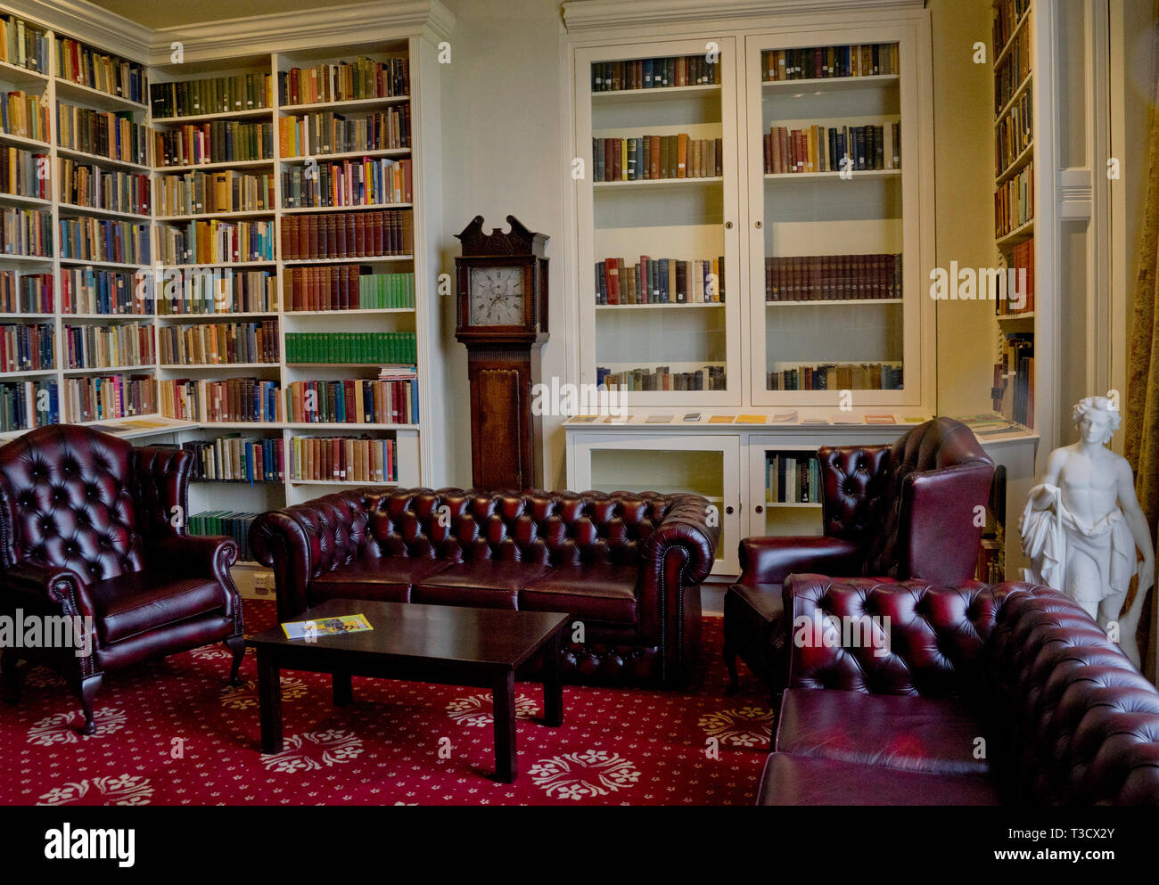 Reading room at the library of the Trinity Saint David campus of the ...