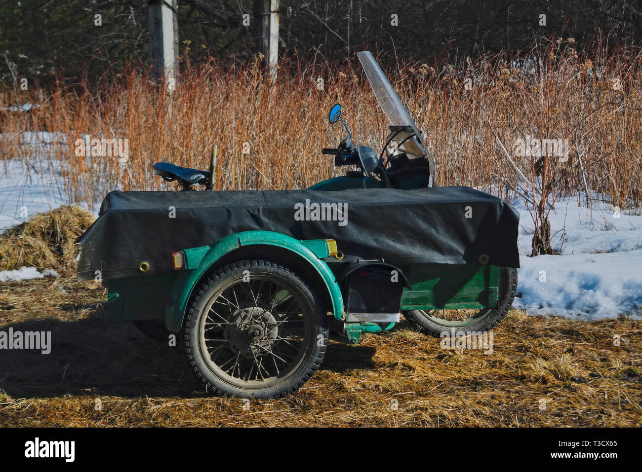Soviet motorcycle hi-res stock photography and images - Alamy