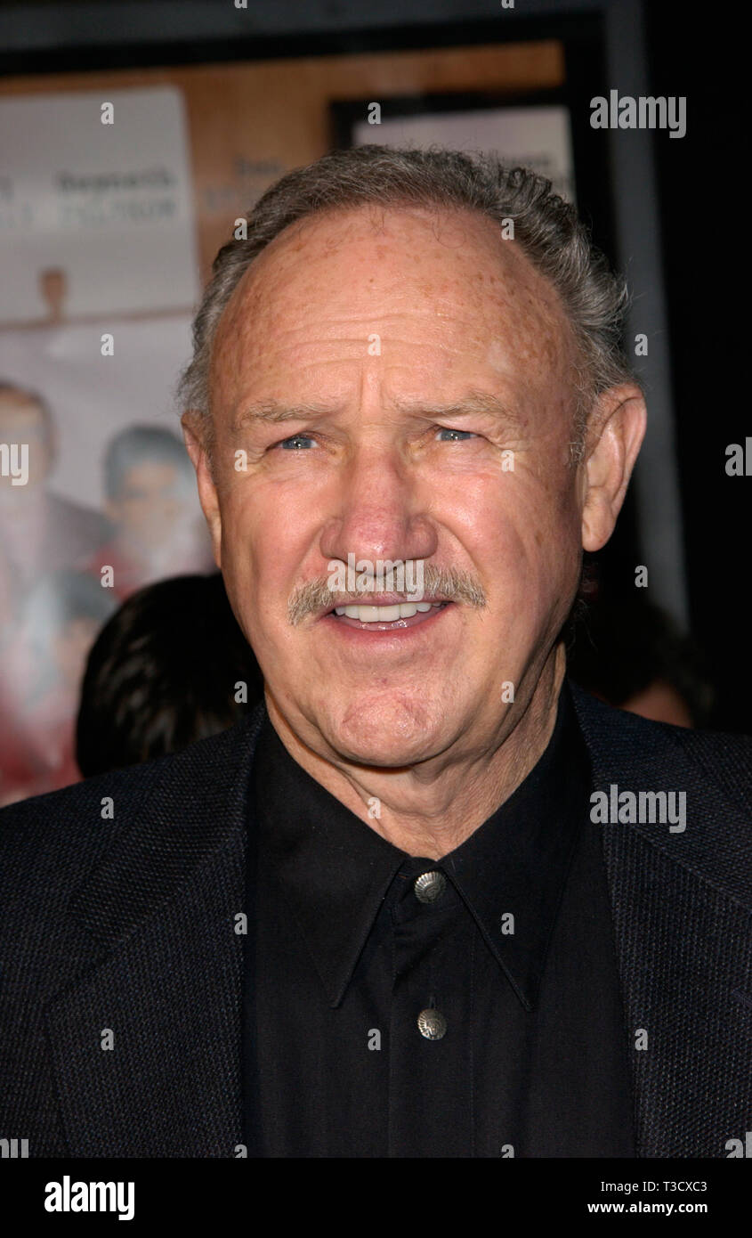 LOS ANGELES, CA. December 06, 2001: Actor GENE HACKMAN at the Hollywood ...