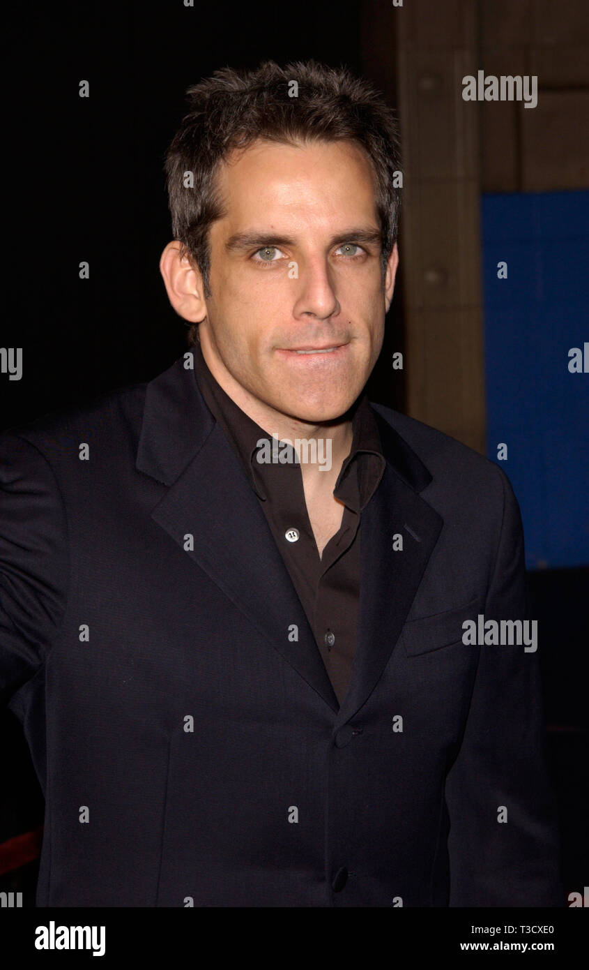 LOS ANGELES, CA. December 06, 2001: Actor BEN STILLER at the Hollywood ...