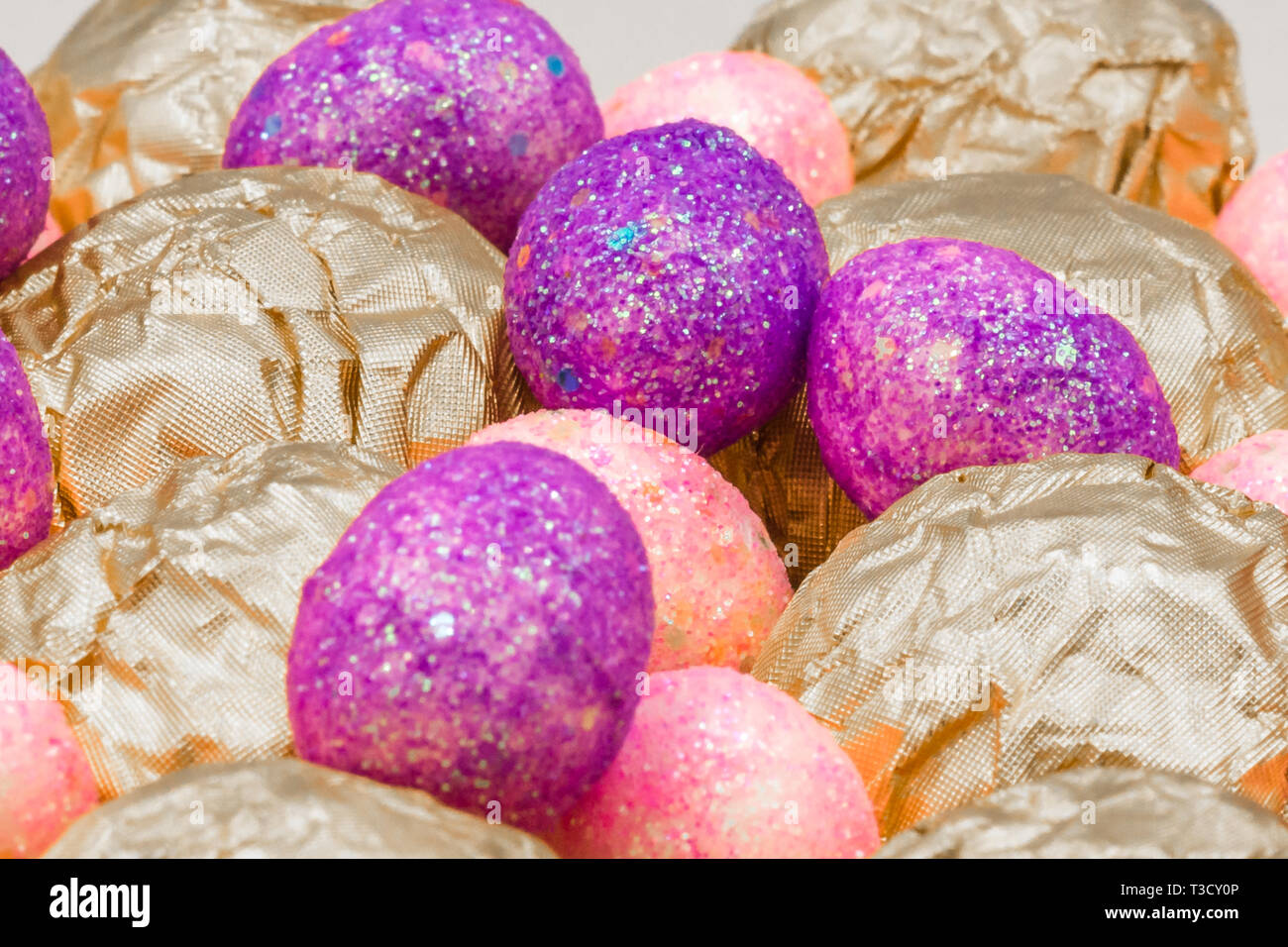 Mini Easter eggs Stock Photo - Alamy