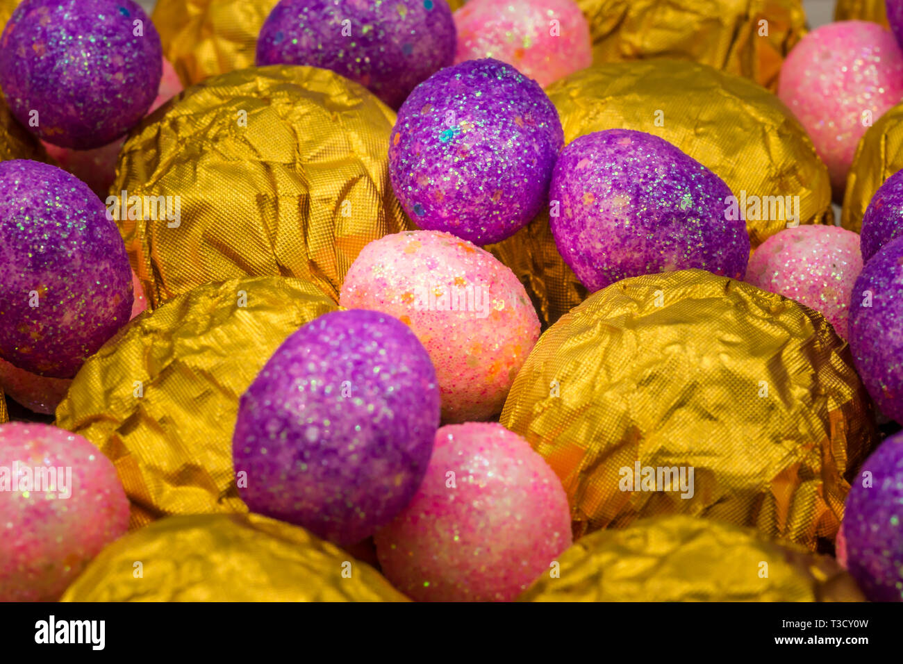 Mini Easter eggs Stock Photo - Alamy