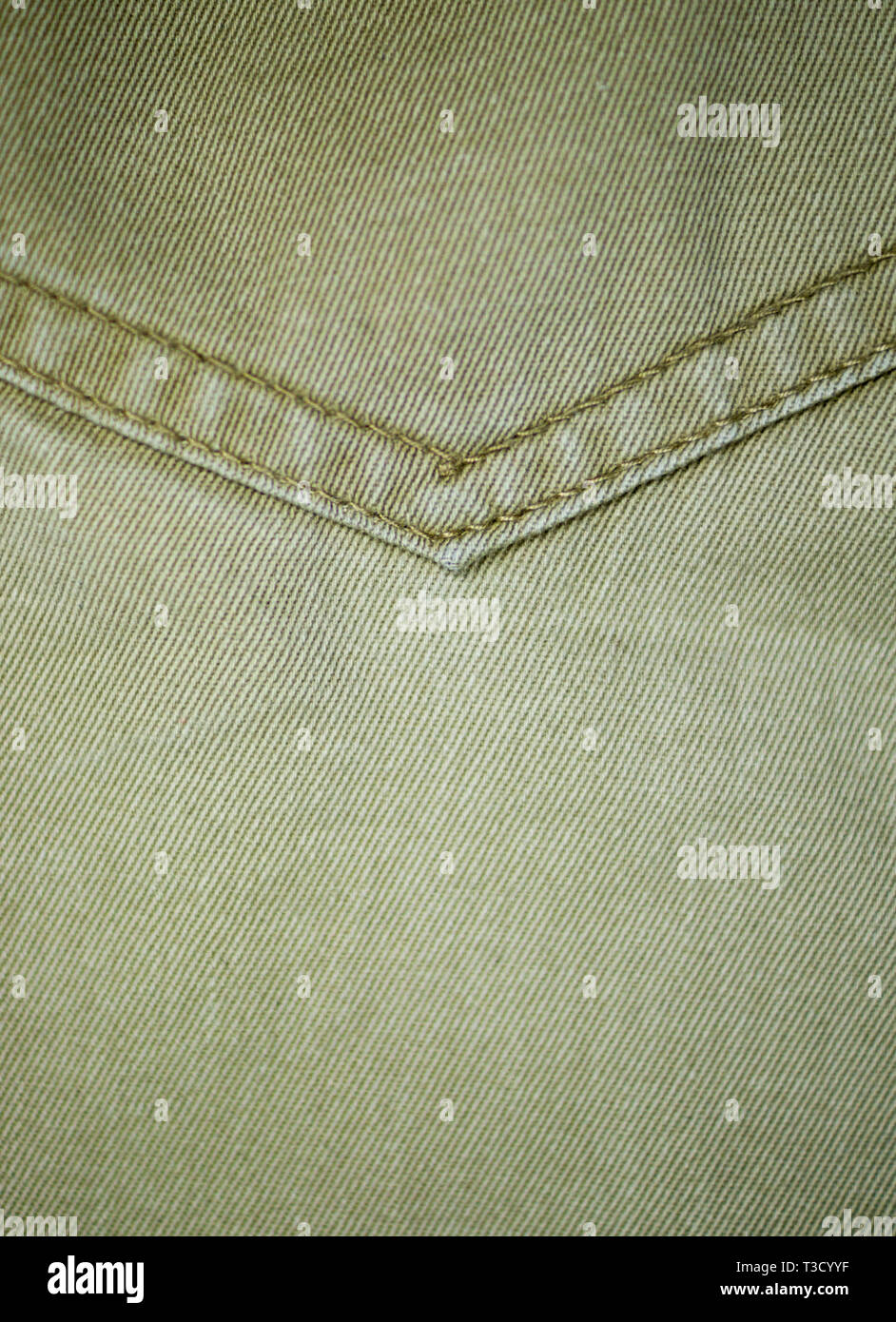 beige jeans denim pocket detailed texture close-up. background, fabric ...
