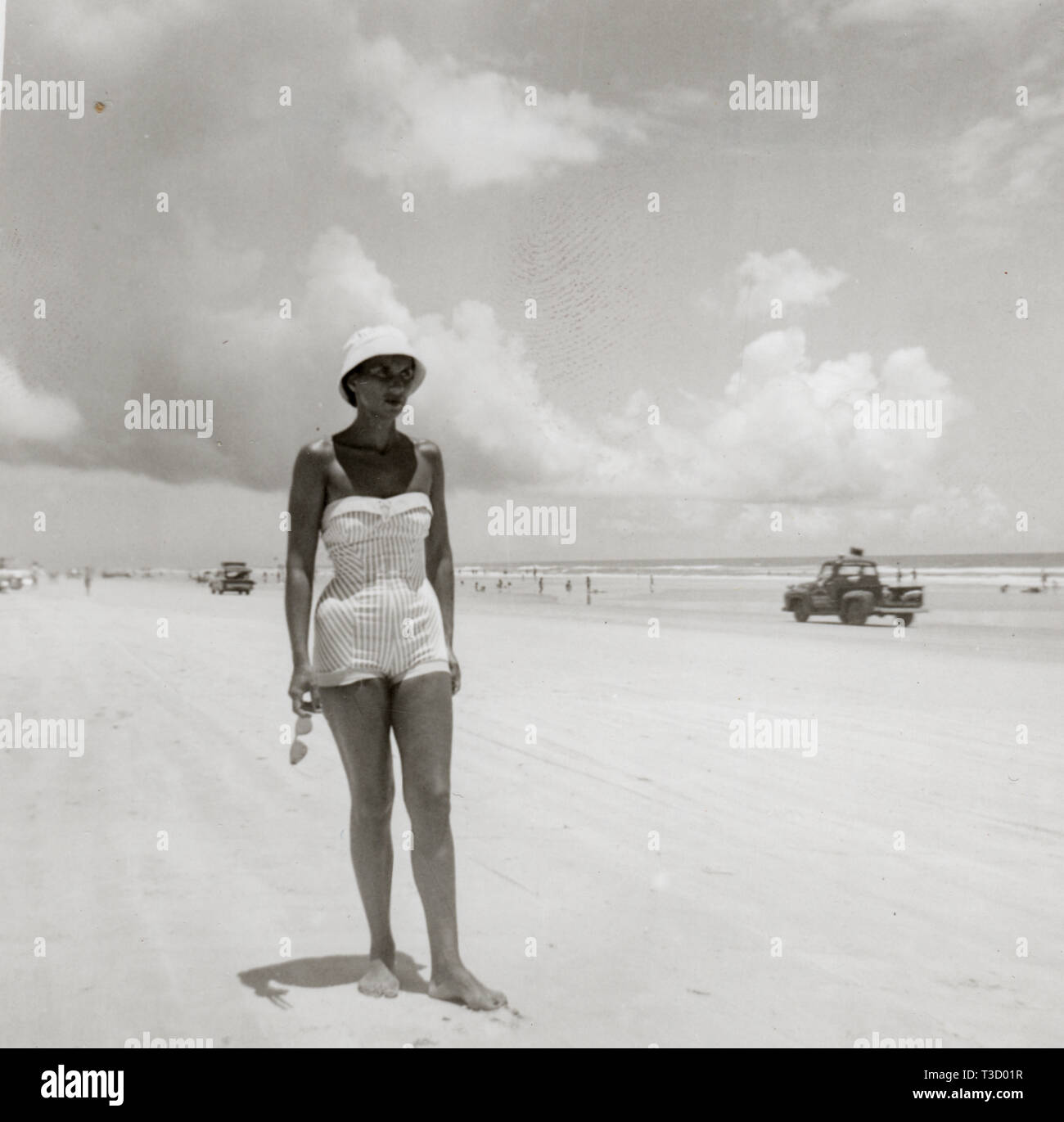 1966 sunbathing woman hi-res stock photography and images - Alamy
