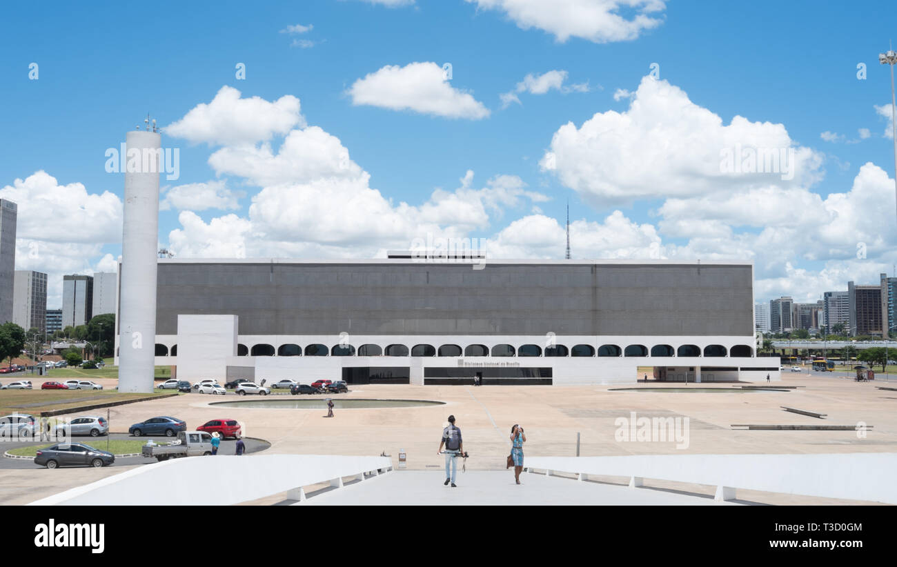Brasilia national library hi-res stock photography and images - Alamy