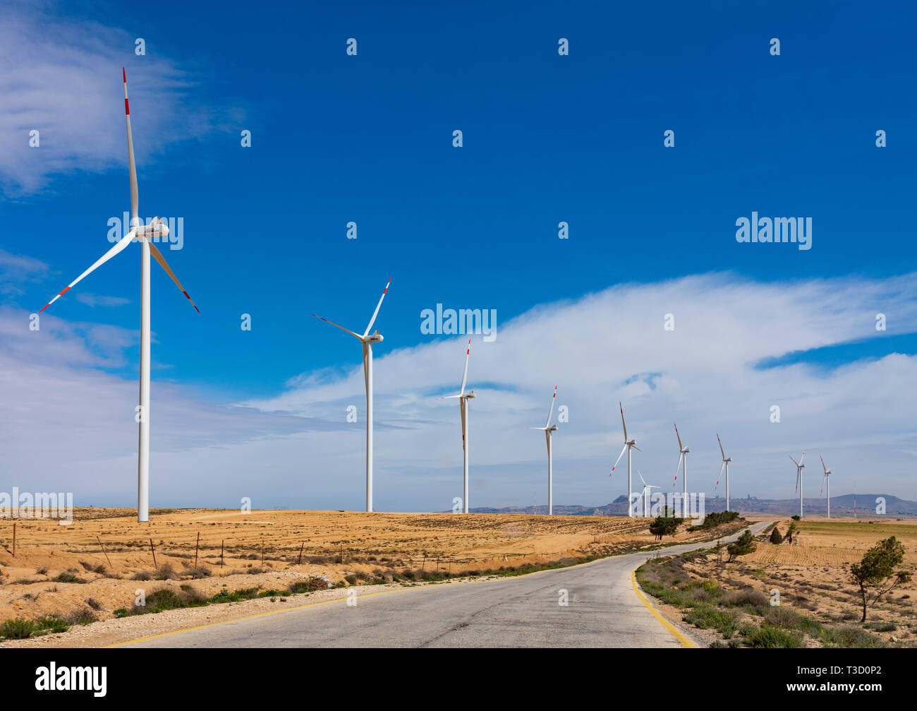 Wind turbines middle east hi-res stock photography and images - Alamy