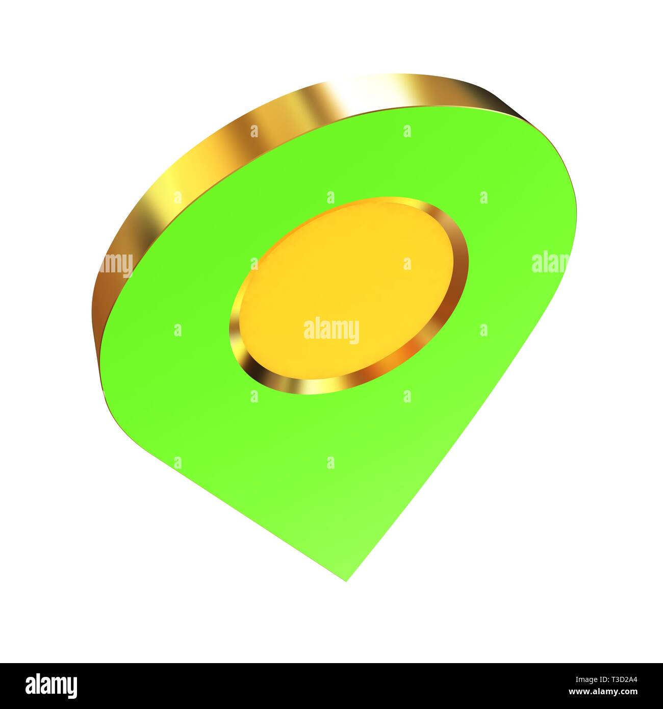 Realistic 3d pointer of map. 3d illustration Stock Photo - Alamy