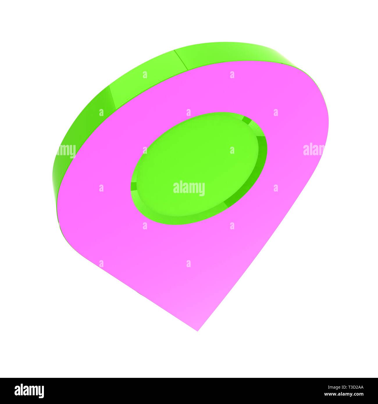 Realistic 3d pointer of map. 3d illustration Stock Photo - Alamy