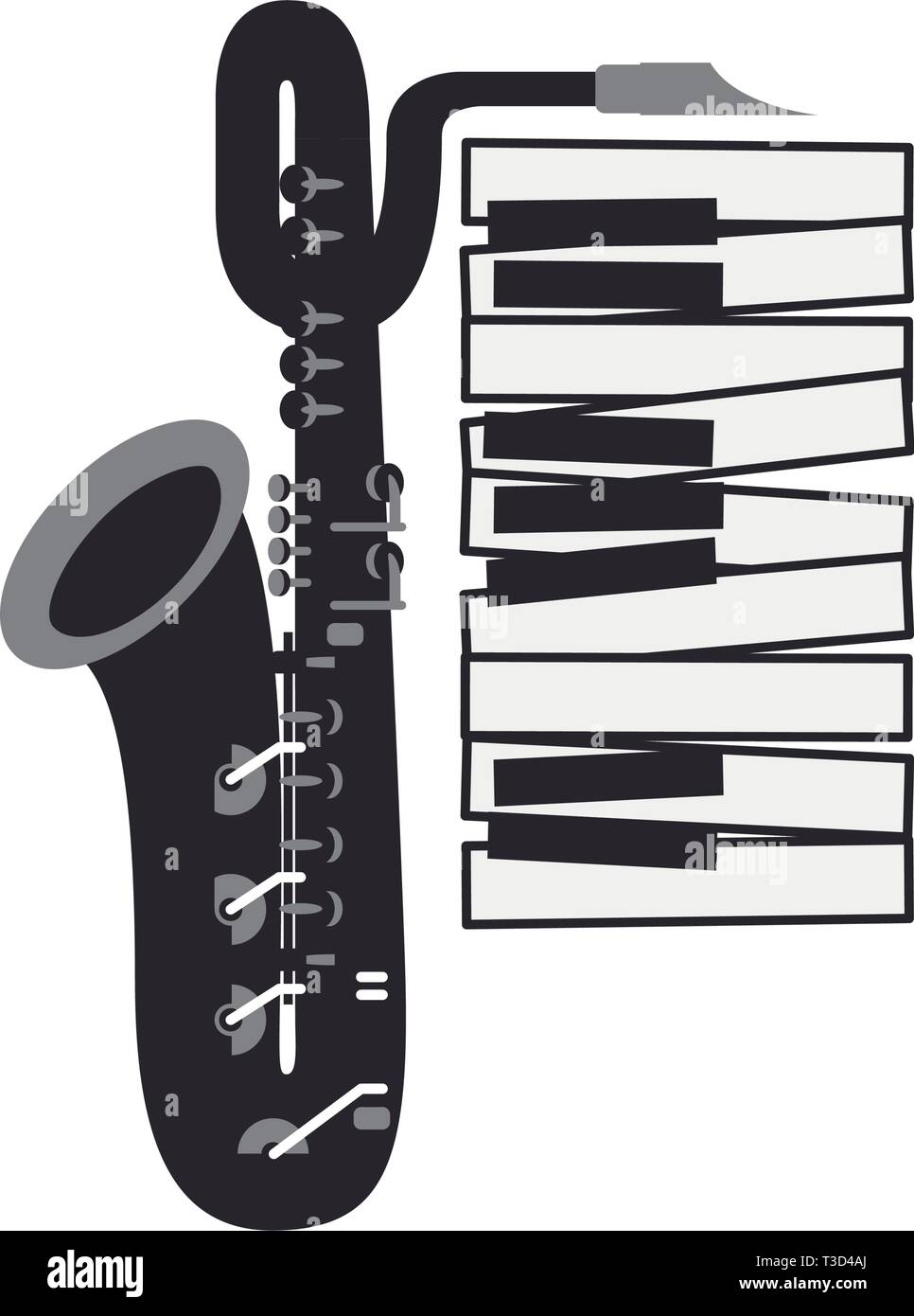 musical instrument saxophone icon Stock Vector Image & Art - Alamy