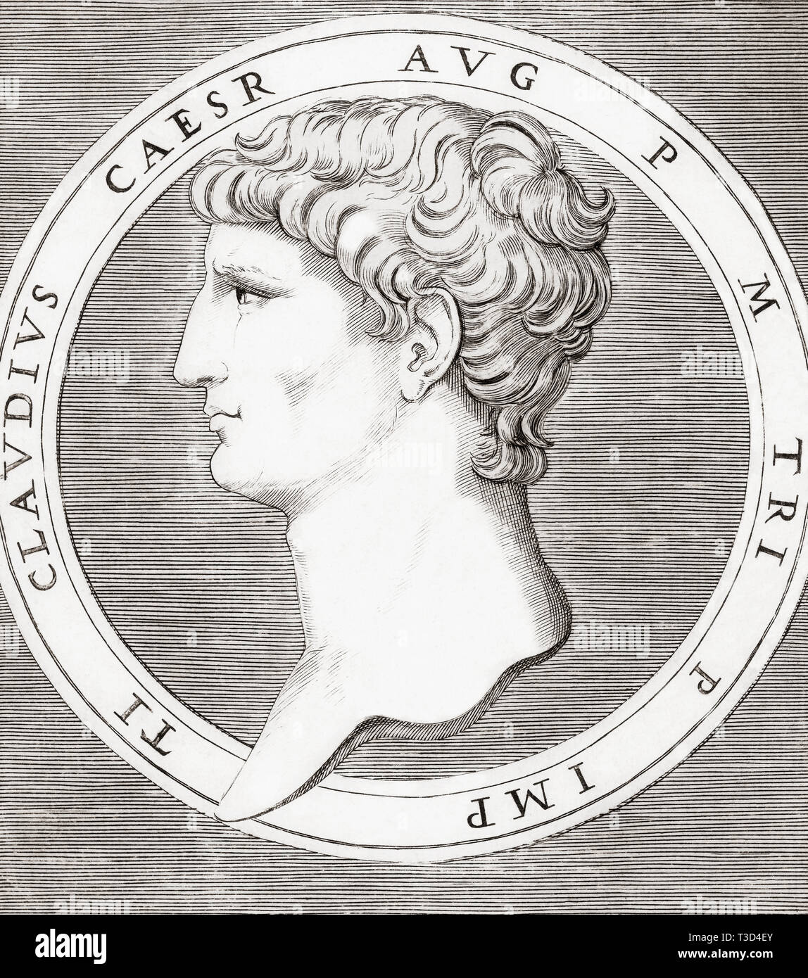 Roman emperor claudius hi-res stock photography and images - Alamy