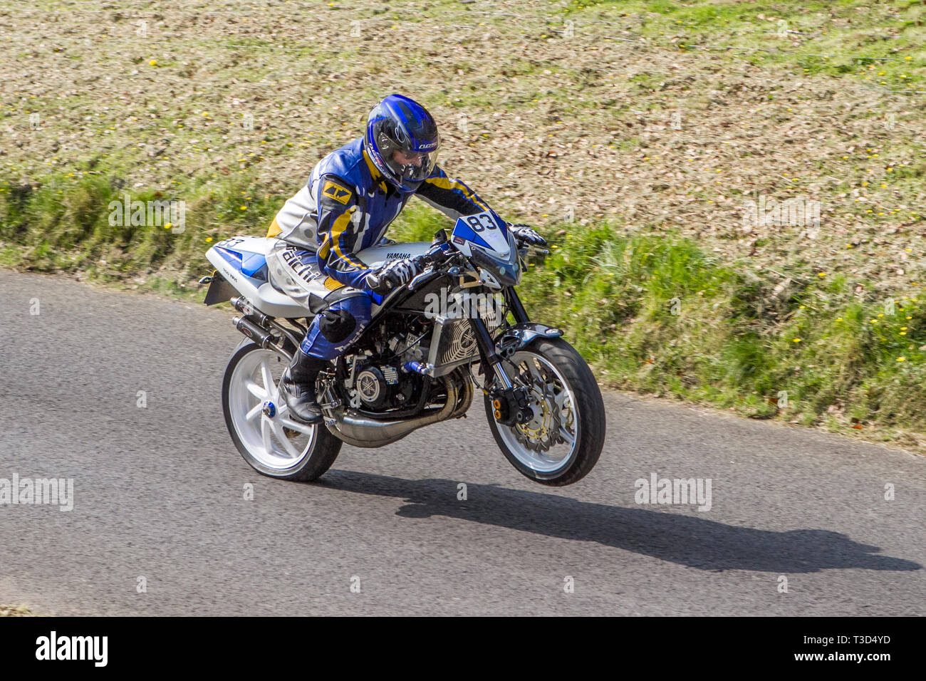 Chorley, Lancashire, UK. 7th April, 2019. Hoghton Tower 43rd Motorcycle ...