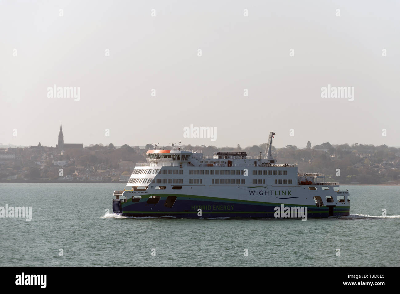 Ferry crossing the solent hi-res stock photography and images - Alamy