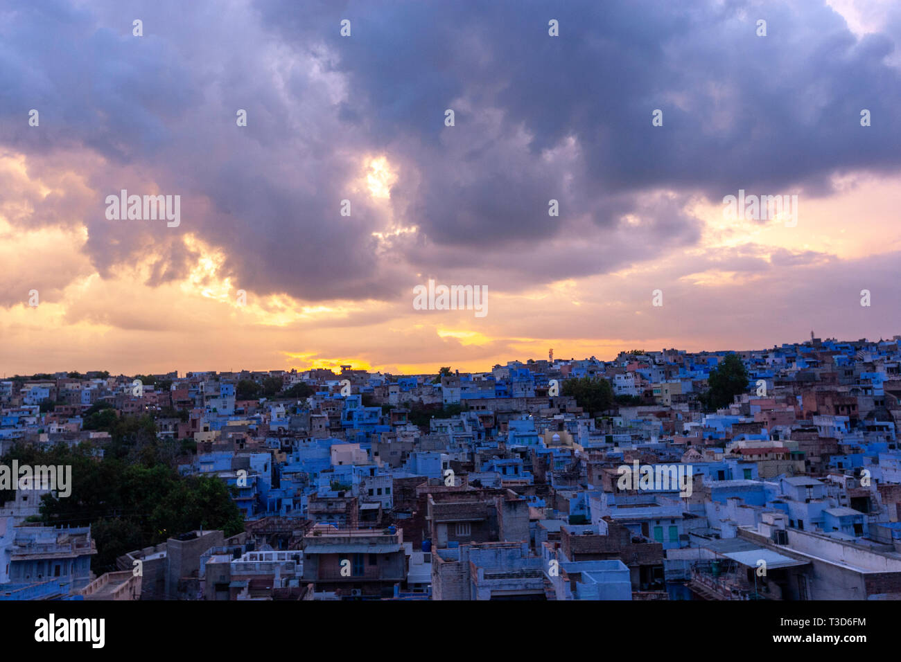 The Blue City, Jodhpur, Rajasthan, India Stock Photo - Alamy