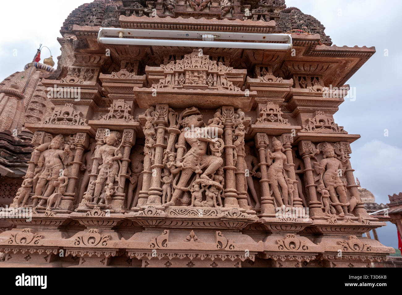 Carving on the walls of Osian Jain temple, Osian, Jodhpur, Rajasthan ...