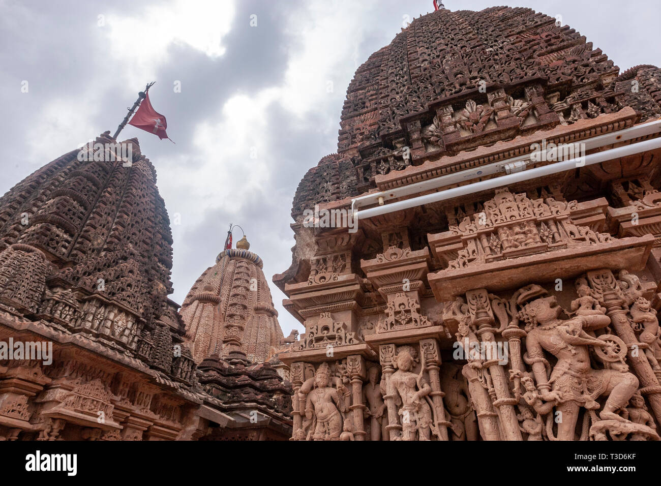 Carving on the walls of Osian Jain temple, Osian, Jodhpur, Rajasthan ...