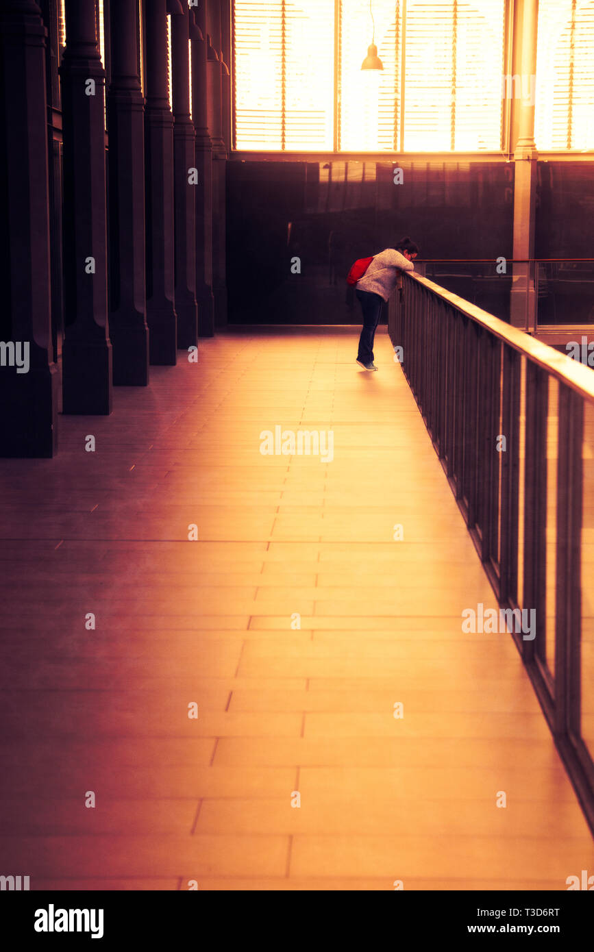 Looking at rail hi-res stock photography and images - Alamy