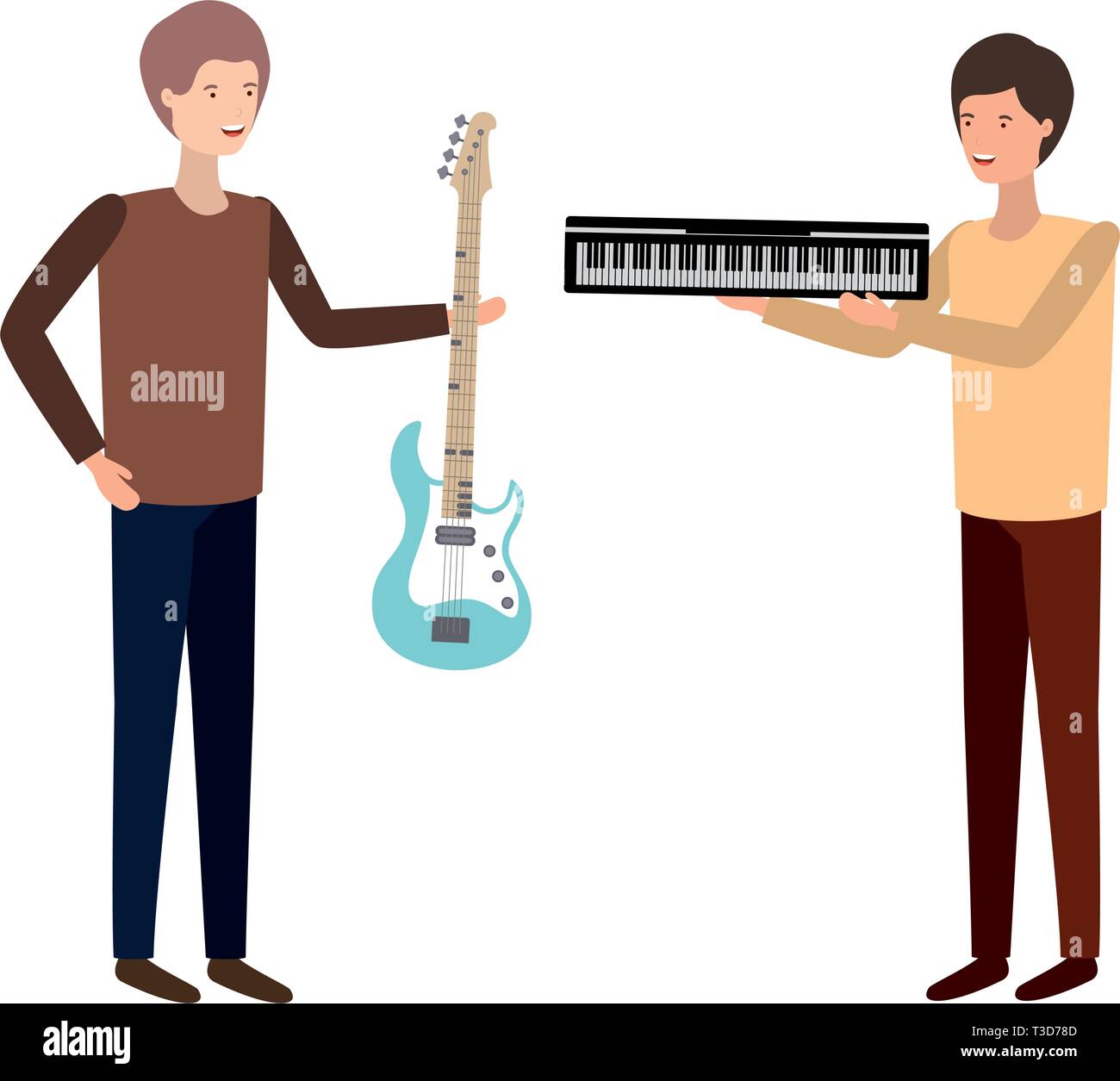 Adult festival piano Stock Vector Images - Alamy