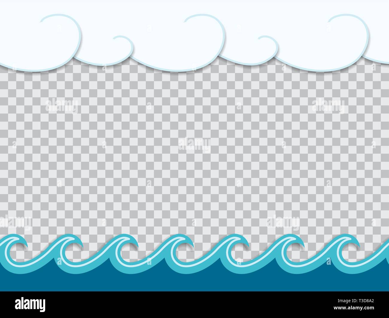 Animated Waves Border