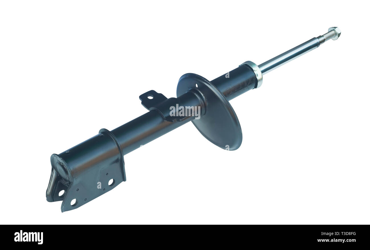 shock absorber for car isolated on white background Stock Photo - Alamy