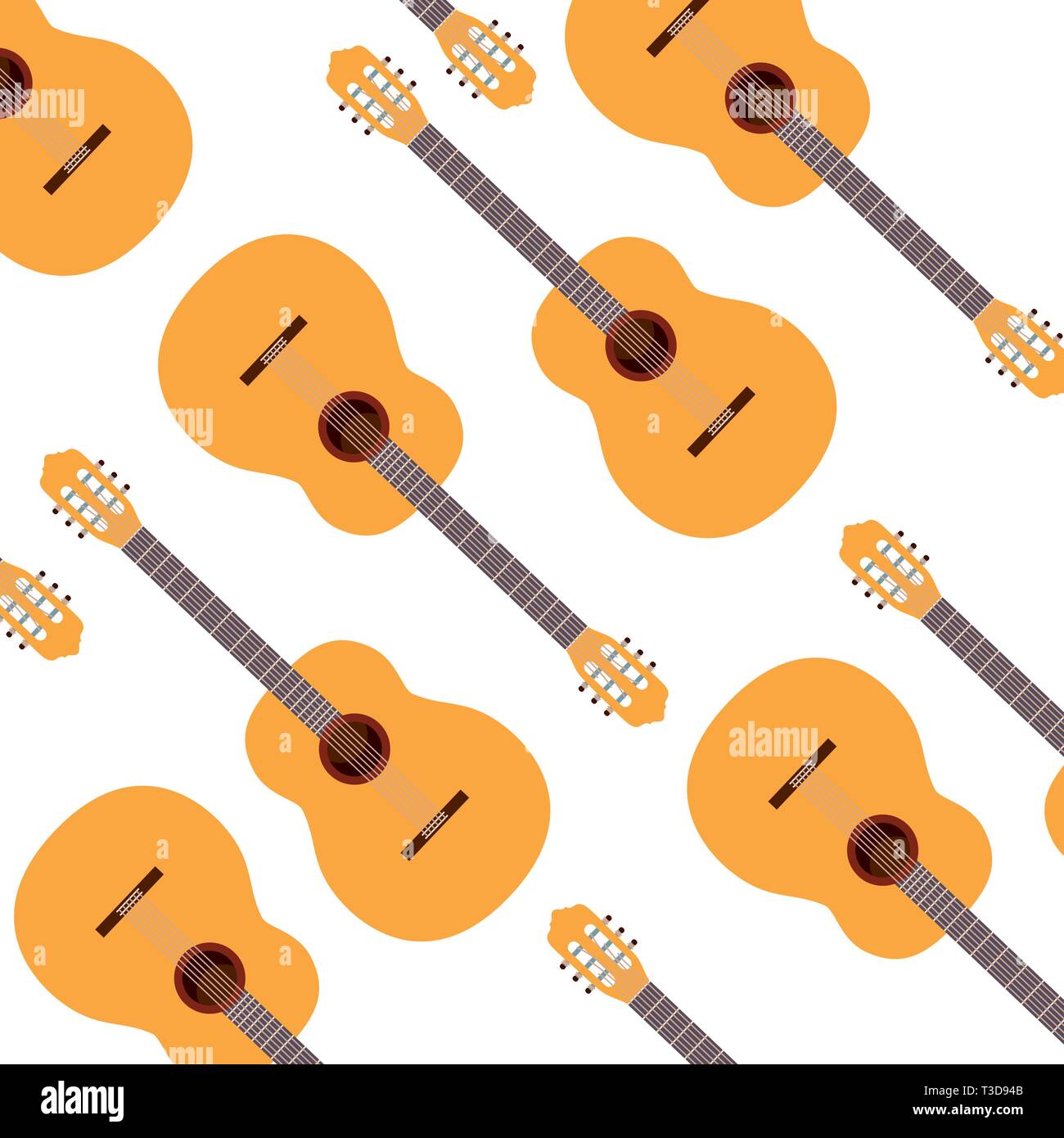 guitar musical instrument pattern Stock Vector Image & Art - Alamy