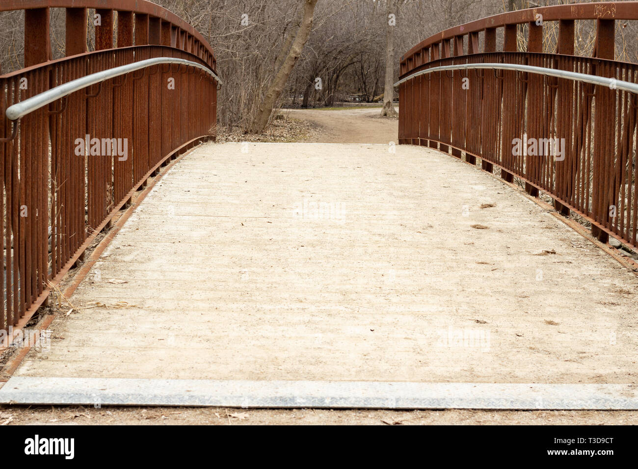 Beautiful brown wood texture bridge hi-res stock photography and images ...