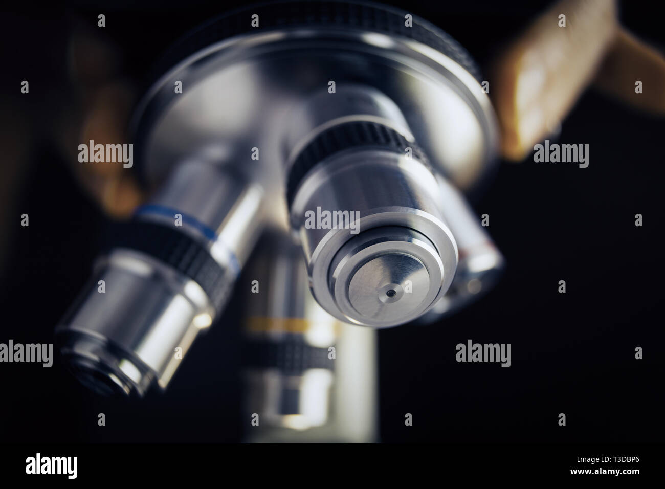 Optical microscope - science and laboratory equipment Stock Photo - Alamy